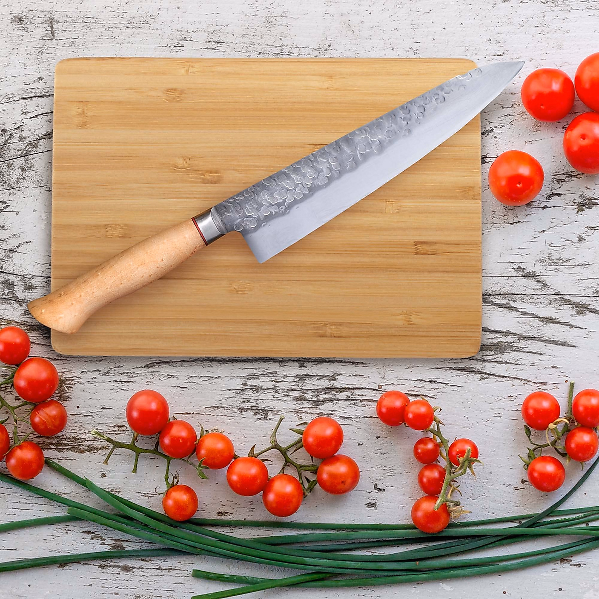 BambooMN Small Premium Bamboo Serving and Cutting Board, Charcuterie, Home and Everyday use - 7.9" x 5.5" x 0.4" - 3 pcs