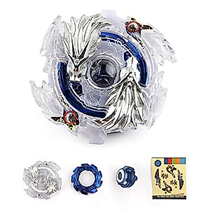 Bey Battling Burst Booster B-66 Lost Longinus / Luinor .N.Sp Spin Top Starter with B-184 Custom BeyLauncher LR Burst Dynamite String Launcher and Grip Spinning Top Battle Toys Set (B-66)
