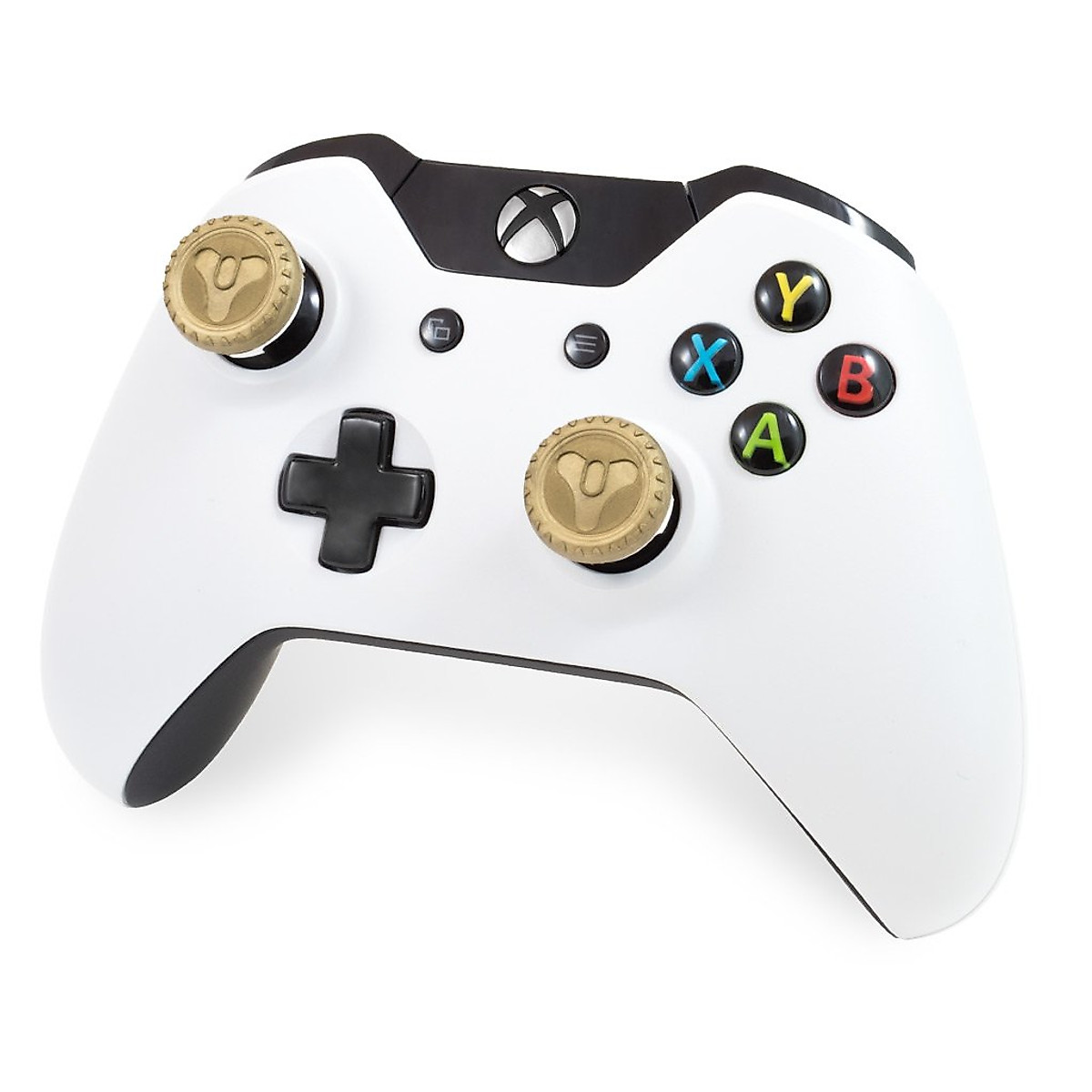 KontrolFreek Destiny 2 CQC Signature Edition for Xbox One Controller | Performance Thumbsticks | 2 Mid-Rise | Gold