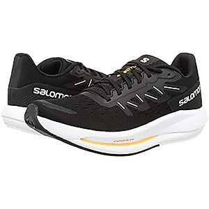 Salomon Spectur Running Shoes - Men's - Black/White/Blazing Orange, US 10.5 M