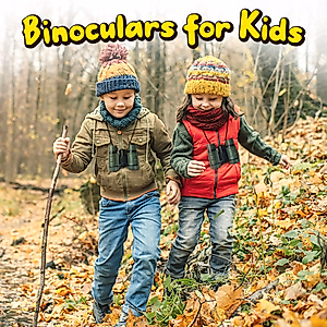 ESSENSON Binoculars for Kids Toy Gift for 3 4 5 6 7 8+ Year Old Boys Girls Kids Telescope Outdoor Toys for Sports and Outside Play Hiking, Bird Watching, Travel, Camping, Birthday Presents(Green)