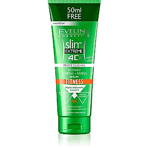 SLIM EXTREME 4D SLIMMING AND FIRMING SERUM ANTI-CELLULITE FITNESS 250ml