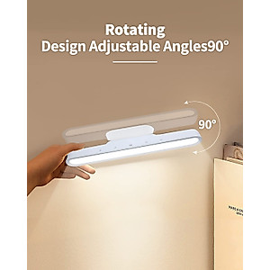 Under Counter Lights for Kitchen,1000LM 2000mAh Under Cabinet Lighting Touch Control Magnetic Closet Light Adjustable Color Temperature/Brightness Rechargeable Light for Kitchen,Shelf,Cabinet