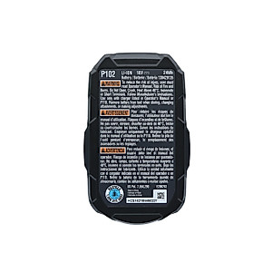 RYOBI P102 18V One+ Compact Lithium Ion Battery, 2 Pack