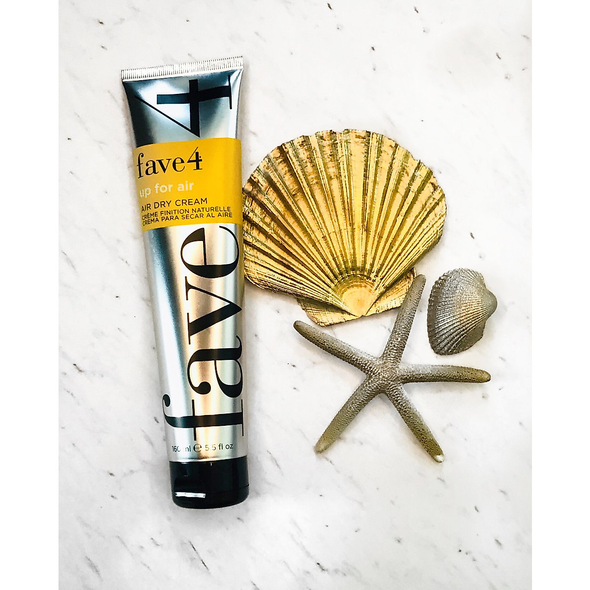 fave4 hair Up for Air Styling Cream, Air Dry Cream for Heat Free Styling & Smoothing, 5.5 fl oz