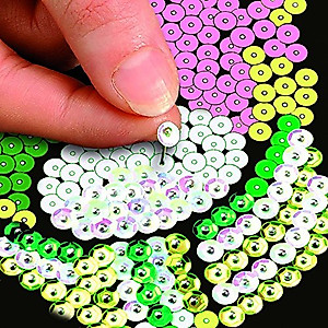 Sequin Art Red, Panda, Sparkling Arts and Crafts Picture Kit, Creative Crafts