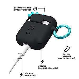 Case-Mate - Case for Airpods 1-2 - Creature PODS - Silicone - Compatible with Apple AirPods Series 1 and 2 - Spike