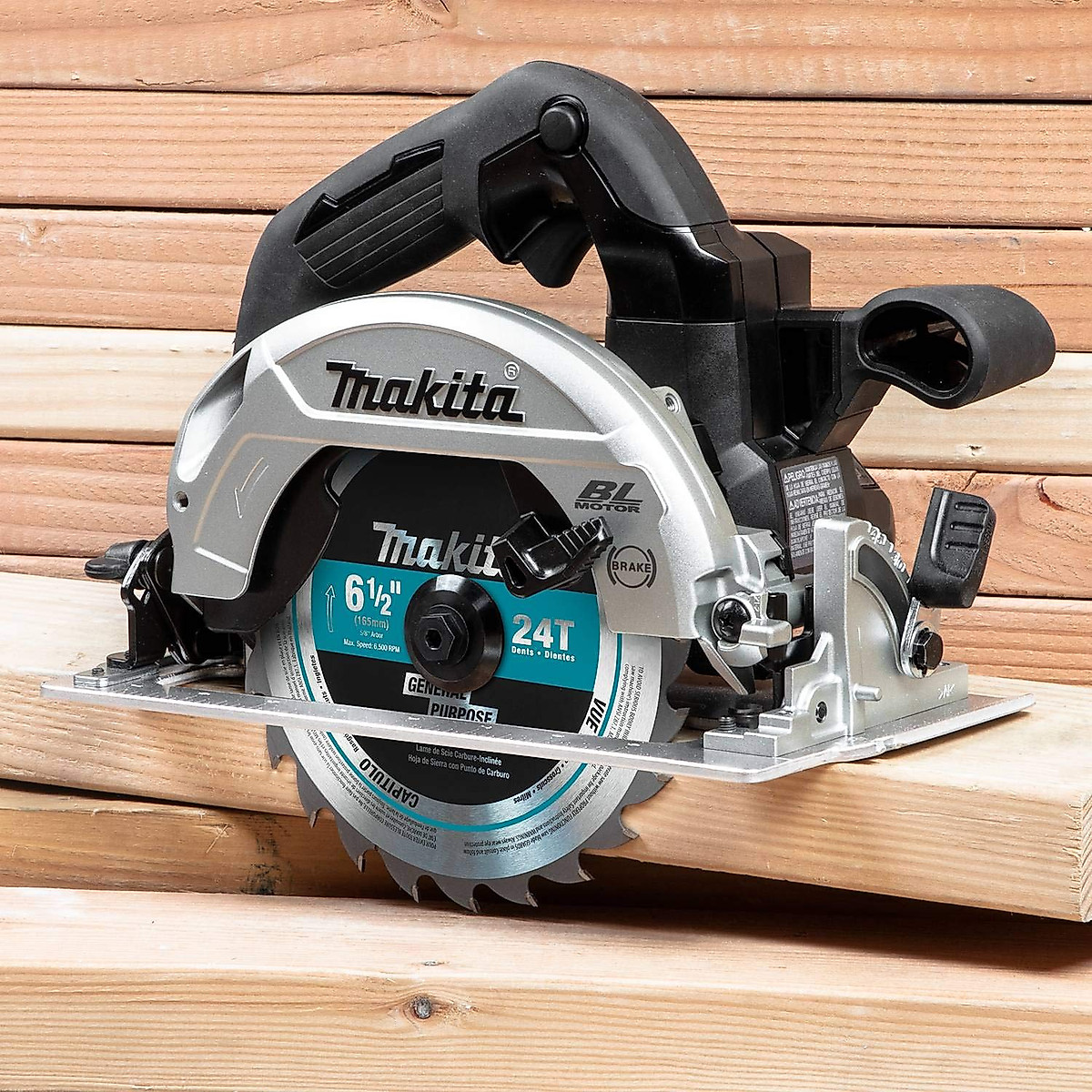 Makita XSH05ZB 18V LXT Lithium-Ion Sub-Compact Brushless Cordless 6-1/2” Circular Saw, AWS Capable, Tool Only