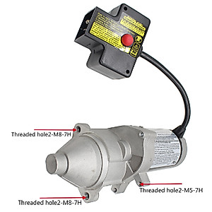 Fullas JQ170-4 Electric Starter Motor Compatible with LCT 414cc Honda GX390 Chinese 420cc OHV Gas Snow Blower Engine