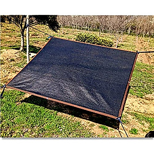 B L 90% Shade Cloth 6.5 Ft x 10 Ft, Black Premium Mesh Shade Panel with Grommets for Plant Cover, Greenhouse, Barn,Top Shade Cloth Quality Panel for Flowers, Plants, Patio Lawn