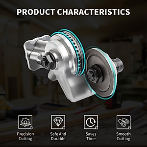 Electric Drill Shears Attachment for Sheet Metal Cutting, Metal Cutter Drill Attachment, Nibbler Plate Cutter for Steel, Iron, White Sheet, Copper, Aluminum, Metal Sheet Cutting