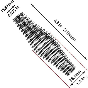2PCS BBQ Spring Handle Stainless Steel Cool Touch Stove Heavy Duty Barbecue Smoker, Grill, Stove, Pit Door Handles