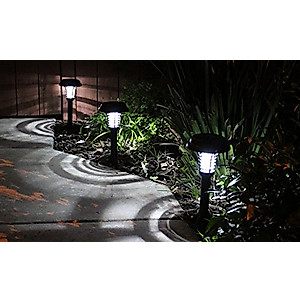 Bluedot Trading Solar Powered Pathway Lights & Bug Zappers Mosquito Bug Zapper All-in-One Wireless for Outdoor Use in Gardens, Landscapes, Pathways, and Yards