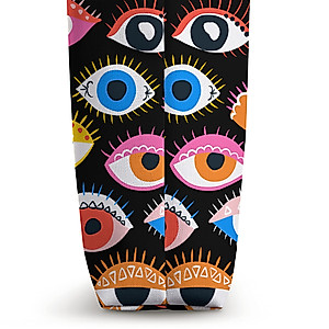 Mystic Eyes Evil Eye Spiritual Pattern Eyelid Talisman Tote Bag
