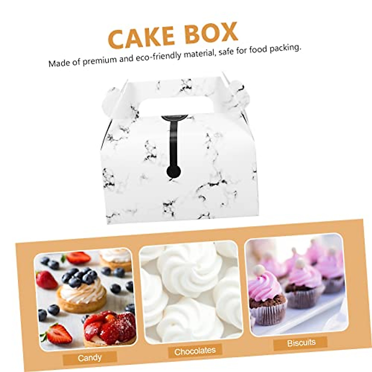 Laundry Soap Dispenser s 10pcs Boxes Baking Box Mini Cake Boxes Kraft Paper Candy Treat Boxes Cake Holders Dessert Paper White Birthday Cake Sandwich Container