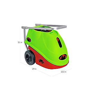 Lobster Sports – The Pickle Two by Lobster Pickleball Machine with elite10 Remote – Full-Featured – Adjustable Topspin & Backspin – 2-Line Oscillation – Battery Powered – Portable – Lightweight 42 lb