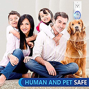 Ultrasonic Pest Repeller Rodent Deterrent Ultrasound Electric Device Get Away -2 Pack Roach Bed Bug Mouse Rodent Mosquito Cockroach Fruit