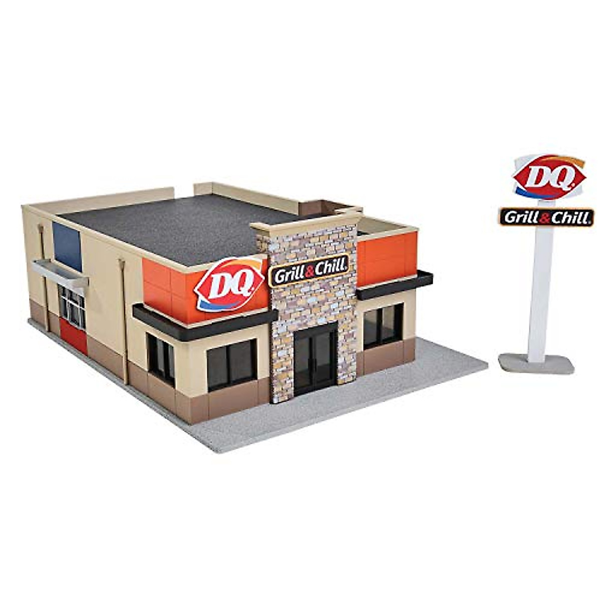 Walthers, Inc. DQ Grill & Chill Kit, 7-1/4 X 5-3/8 X 2-3/4" 18.4 X 13.6 X 6.9cm