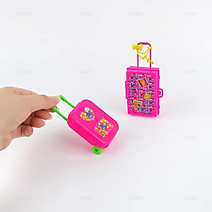 AUEAR, 2 Pcs Fashion Travel Hard Suitcase Box Reception Accessories Gift Luggage for Wedding Decoration