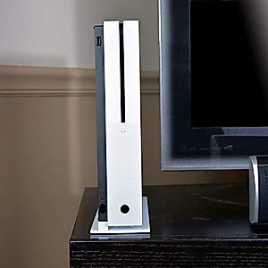 KlsyChry Vertical Stand for Xbox One S Console-White
