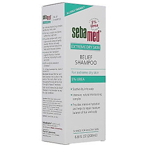 Sebamed Extreme Dry Skin Relief Treatment Shampoo Intensive Moisturizing Complex with 5% Urea for Dry Itchy Scalp 6.8 Fluid Ounces (200mL)
