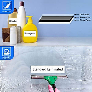 GREENCYCLE 6PK Compatible for TZe-261 TZe261 TZ-261 TZ261 Black on White Label Tapes use with Ptouch PT-9800PCN PT-E800W PT-P900 PT-P900W PT-P950NW PT-9600 Label Makers 1.4 Inch 36mm X 26.2 Feet 8m