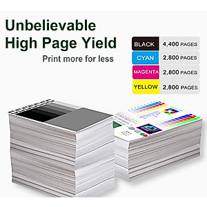 4-Pack Compatible HP 305A Black,Cyan, Magenta, Yellow Toner Cartridges Works with Laserjet Pro 400 Color M451dn M451nw M451dw MFP M475dw M475dn Pro 300 M375nw