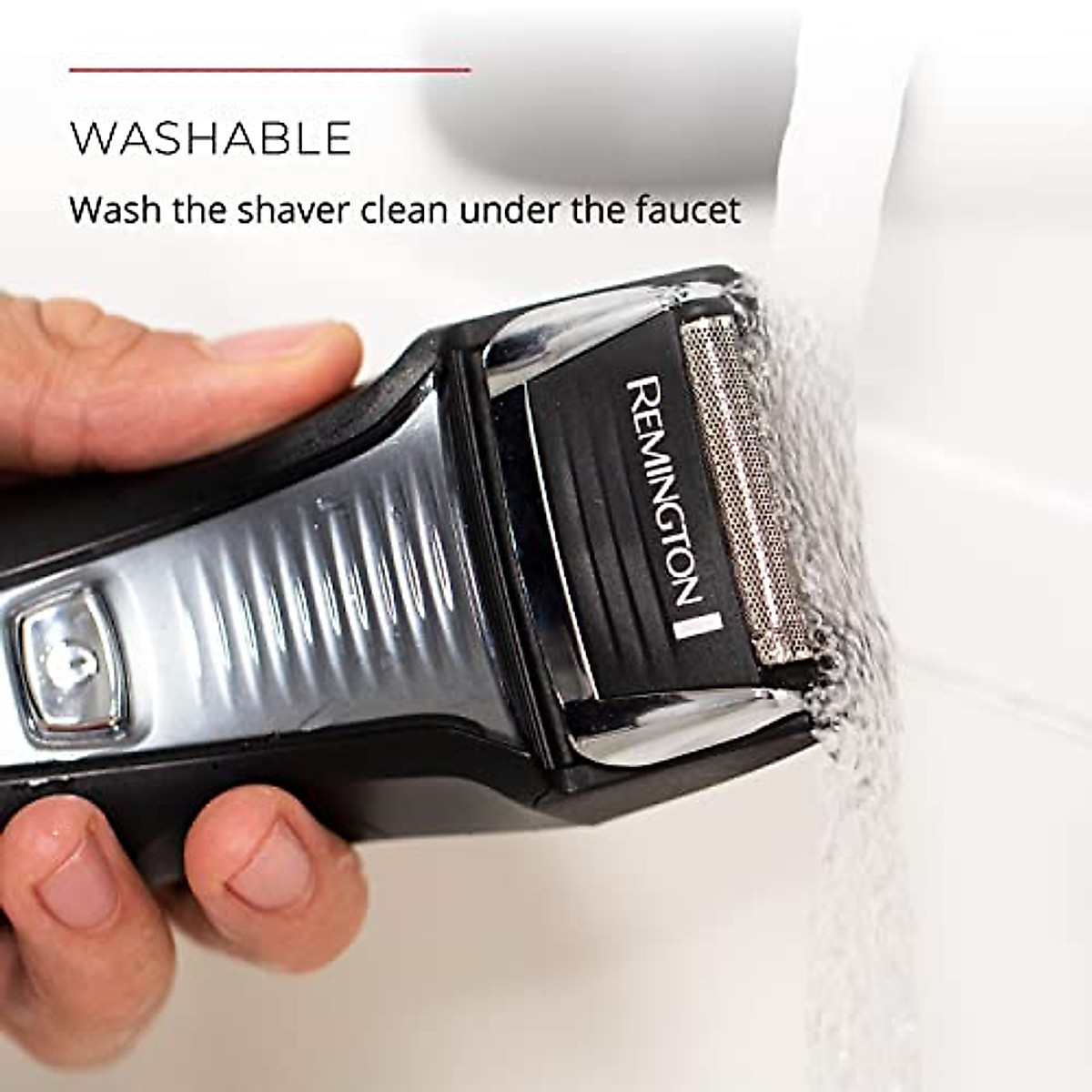Remington Foil Shaver, Electric Razor for Men, Cordless Rechargeable with Pop Up Trimmer, Pivot & FlexFoil Technology, Lightweight Handheld Design, Black