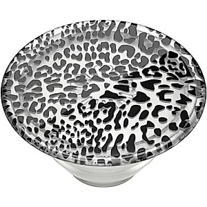 PopSockets Plant-Based Phone Grip with Expanding Kickstand, Eco-Friendly PopSockets for Phone - Translucent Black Leopard