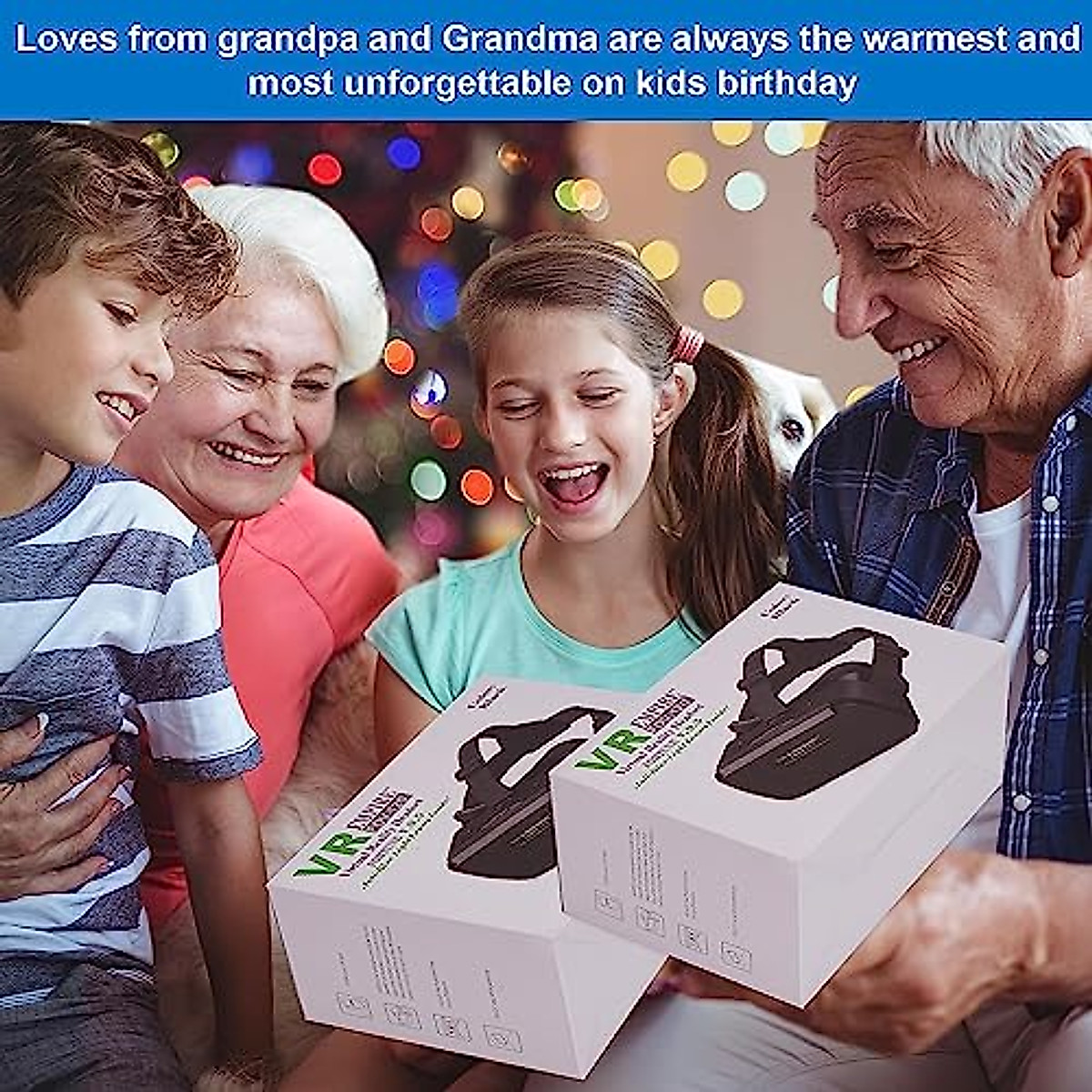 VR Headsets for Phone Cell Phone Virtual Reality headsets 3D Glasses Helmets VR Goggles for TV Movies Video Games Compatible to iOS Android Support 4.7” to 7.3” Mobile Screen with Controller (BR95)