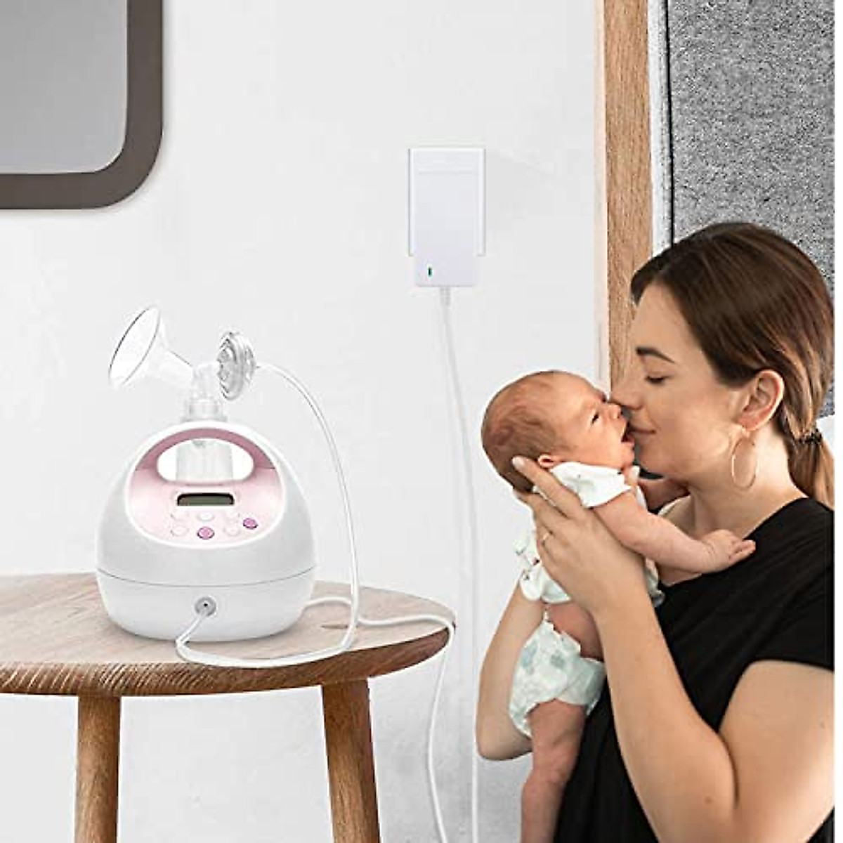 12V Power Cord for Spectra Breast Pump S2 S1 Charger Cord Replacement - for Spectra Electric Breast Pump S1 / S2 / SPS100 / SPS200 / 9 Plus / M1 AC Power Supply Adapter