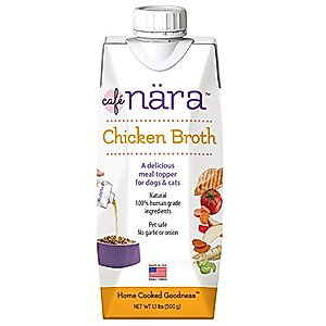 Café Nara Chicken Broth Meal Topper for Dogs and Cats - 1.1 lbs.