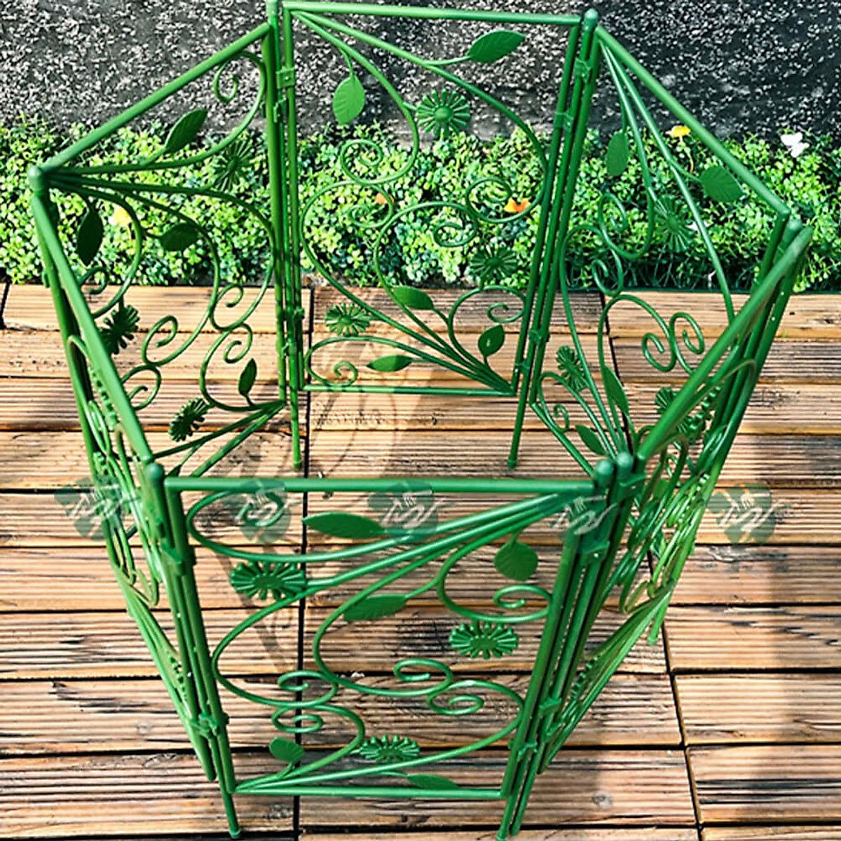 Didiseaon 6pcs Tomato Support Garden Fence Edging Orchid Support Stakes Decorative Garden Edging Lawn Fence Pot Plants Indoor Vine Plant Climbing Stand Planter Climbing Vine Fiberglass Rod