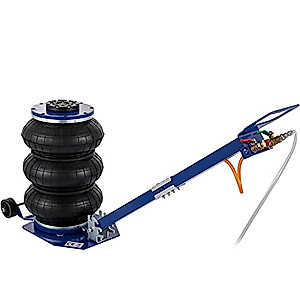 VEVOR Air Jack, 3 Ton/6600 lbs Triple Bag Air Jack, Air Bag Jack Lift Up to 15.75 Inch, 3-5S Fast Lifting Air Bag Jack for Cars with Adjustable Long Handle (Blue)