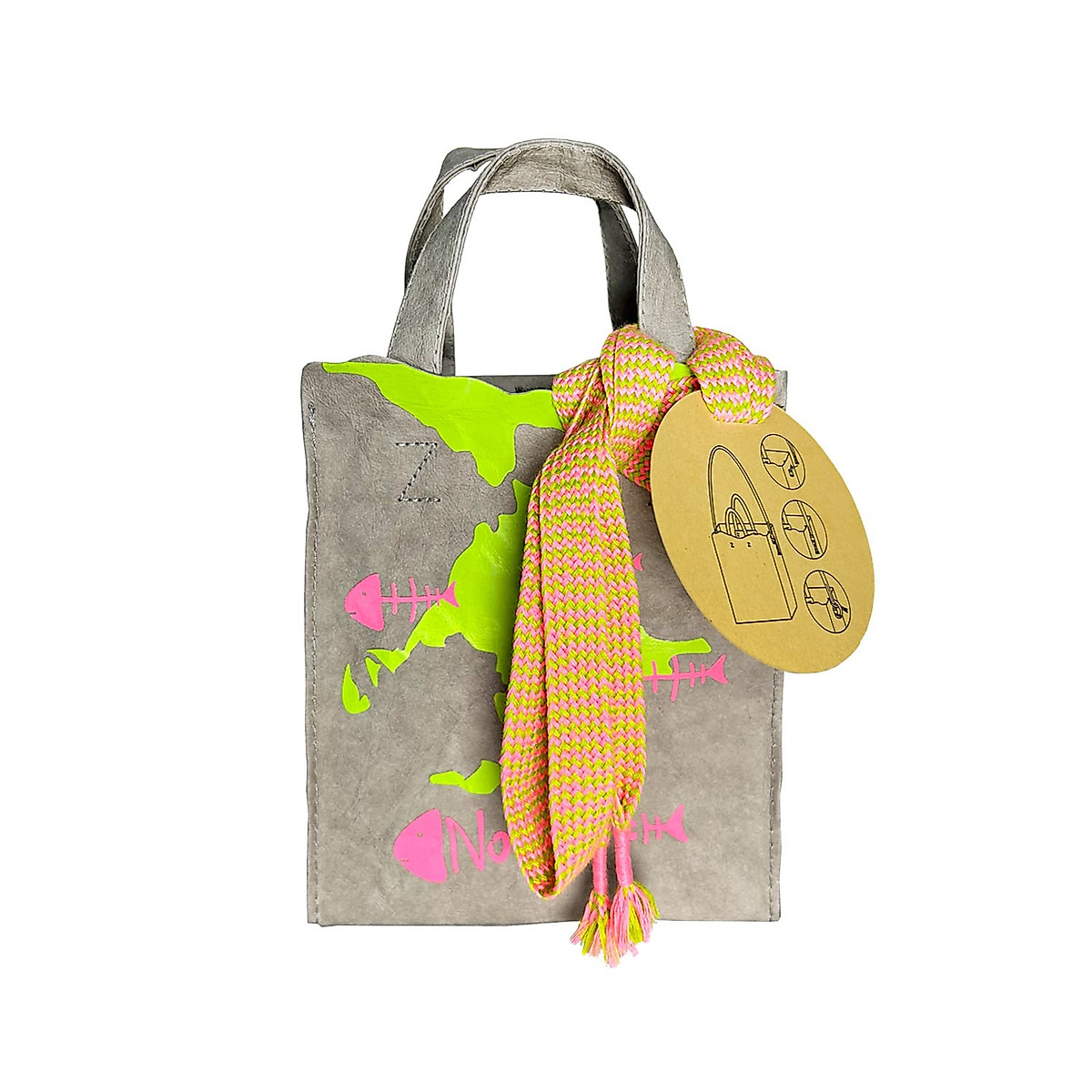 PINELIFE Kraft Paper Tote Bag - Mini | No Plastic