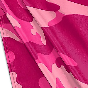 Camo Camouflage Pattern Satin Pillow Cases Silk Satin Pillowcase for Hair and Skin Standard Set of 2 Super Soft Silk Pillowcase with Envelope Closure (20x26 in)