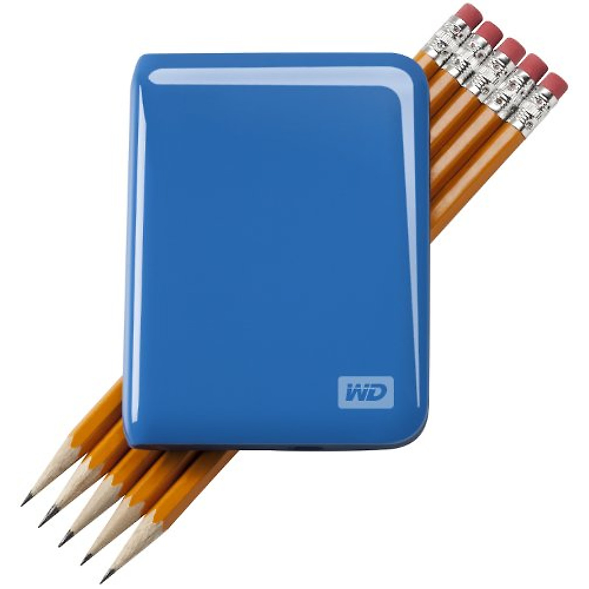 WD My Passport Essential 500 GB USB 3.0/2.0 Portable External Hard Drive (Pacific Blue)