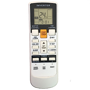 Universal Replacement Remote for AR-RAH2U AR-RAC1C AR-RAH1U AR-RY3 AR-RY4 AR-RY5 AR-RY11 AR-RY12 AR-RY13 AR-RY14 AR-RY15 AR-RY16 AR-RY17 AR-RY18 AR-RY19 for Fujitsu Air Conditioner