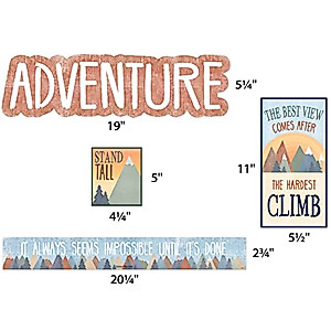 Teacher Created Resources Moving Mountains Let The Adventure Begin Mini Bulletin Board