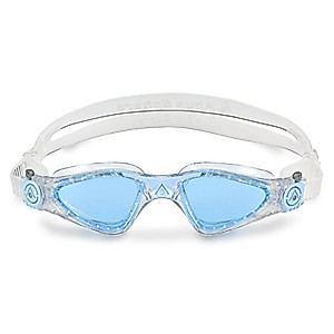 Aqua Sphere Kayenne Ladies with Blue Lens (Glitter/Powder Blue) Swim Goggles for Women