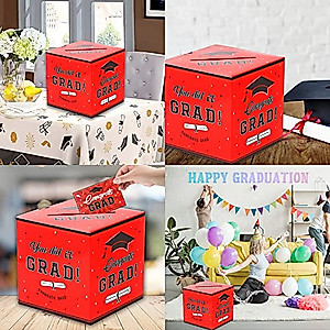 Slergut 2023 Graduation Card Box, Card Box for Graduation Party, Graduation Gift Card Box for 2023 Graduation Decorations, Graduation Party Supplies for Class of 2023 High School & College Graduation