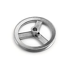 Terre Products - V-Groove/V-Belt Drive Pulley, 6'' Outside Diameter, 5/8" Bore, Die Cast, Z3A Zinc Alloy, Compatible Replacement for Chicago Die Cast 600A
