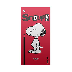 Head Case Designs Officially Licensed Peanuts Snoopy Character Graphics Vinyl Sticker Gaming Skin Decal Cover Compatible With Xbox Series X Console