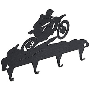 Innovative Fabricators, Inc. Motocross Key Hooks, Wall Mount, 11 Inch