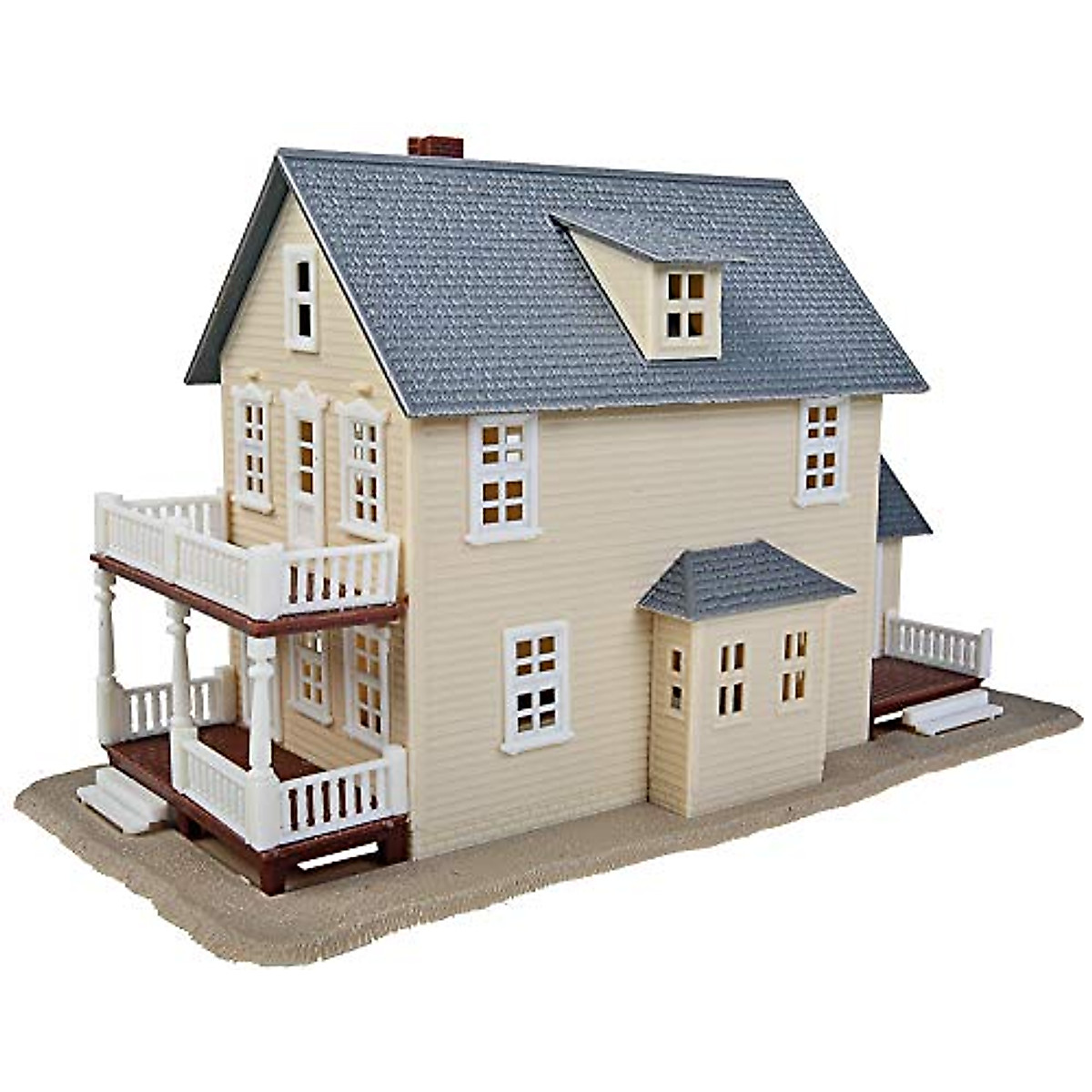 Walthers Trainline HO Scale Model Two-Story House