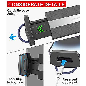 APPS2Car Solid Cup Holder Tablet Mount for Car, Adjustable Height iPad Car Mount for Truck Low Profile Road Trip Essentials Compatible with 4.7-13" iPad Pro Air Mini, Fire, iPhone, Cell Phone - Black