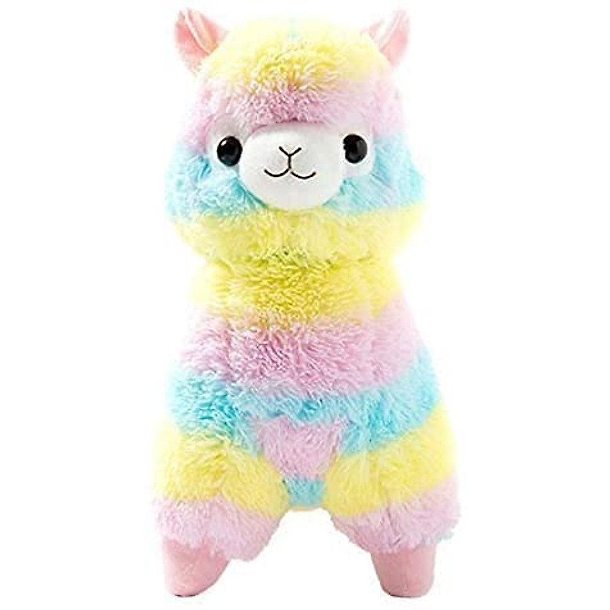 13.8" Soft Llama Stuffed Animal Toy - Rainbow Llamacorn Alpaca Plush Animals Toy Cute Llama Doll Rainbow Alpaca Doll Alpaca Plush Toy Pillows stuffed llama large Adorable Birthday Gift (13.8inch)