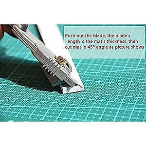 Raih 45&90° Angle Easy Mat Cutter with 6 Spare Blades Card Foam Mat Board Cutting