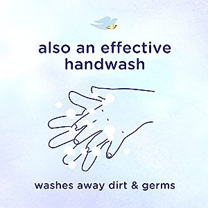 Baby Dove Sensitive Skin Care Baby Wash For Baby Bath Time Rich Moisture Tear-Free and Hypoallergenic, 20 oz (Packaging May Vary)