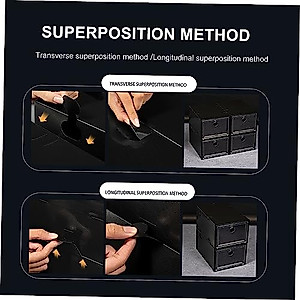 Amosfun 2 Pcs Plastic Transparent Shoe Box Shoes Storage Shoe Storage Shoes Closet Organizer Closet Drawer Divider Front Opening Shoe Holder Sneaker Storage Clothes Stackable Plastic Pp